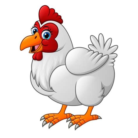 White Hen Vector Art Icons And Graphics For Free Download