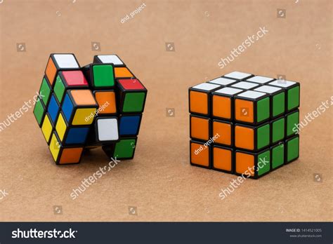 Rubiks Cube Variations On Craft Background