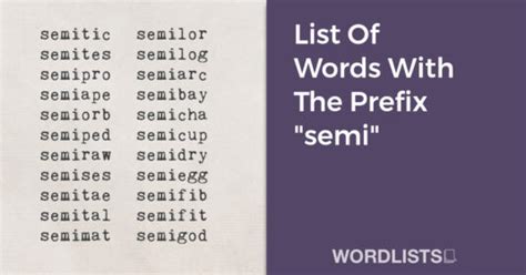 List Of Words With The Prefix Non