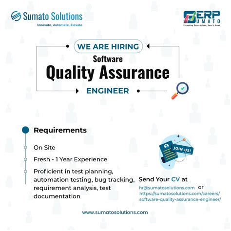 Sumato Solutions On Linkedin Qaengineer Lahorejobs Qualityassurance Sumatosolutions