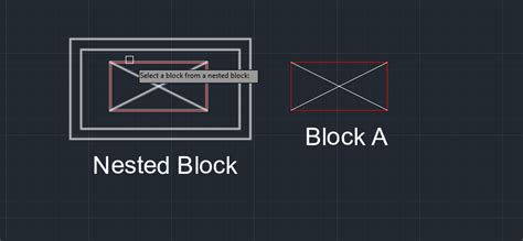 Solved Selecting A Block Reference From A Nested Block Reference