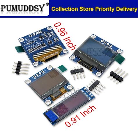 Módulo De Pantalla Oled De 096 Pulgadas 4pin Iic Serial Blancoazul