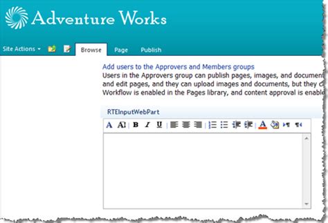 Rich Text Editor Control In SharePoint 2010 Waldek Mastykarz