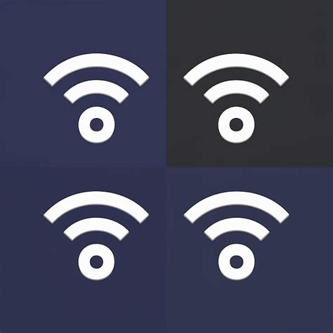 Premium Vector Vector Illustration Of Wifi Symbol On White Background