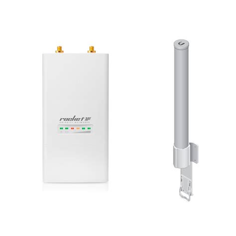 Ubiquiti Rocketm5 5ghz Outdoor Basestation Amo 5g13 Omni Antenna
