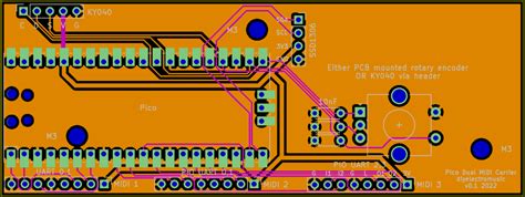 Raspberry Pi Pico Dual Midi Carrier Simple Diy Electronic Music Projects