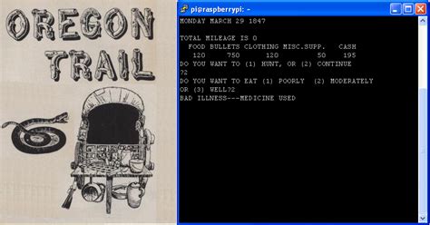 DQSoft Raspberry Pi The Oregon Trail