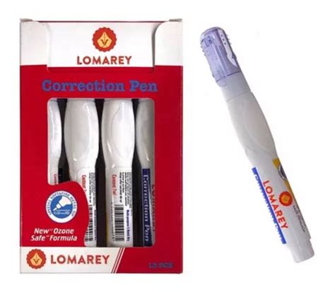 Corrector Liquido Tipo Pluma Paquete Con 12 Pzas Escolar Mercadolibre