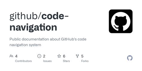 github github code navigation public documentation about github s