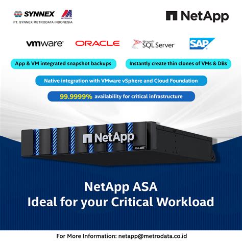 netapp asa ideal for your critical workload synnex metrodata indonesia
