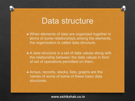 Introduction of data_structure | PPT