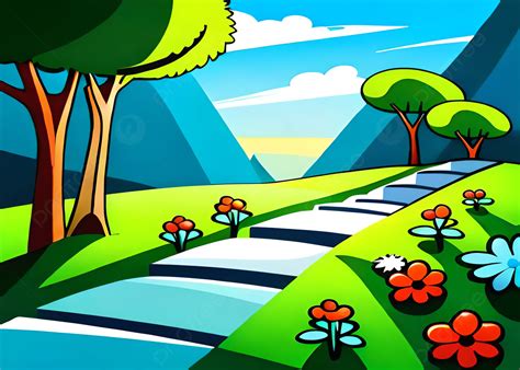 Vector Garden Wallpaper