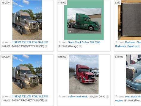Craigslist Used Semi Trucks For Sale By Owner Thing To Check