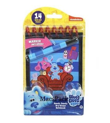 BLUES CLUES You Handy Dandy Notebook Dry Erase Notebook Blues Basket