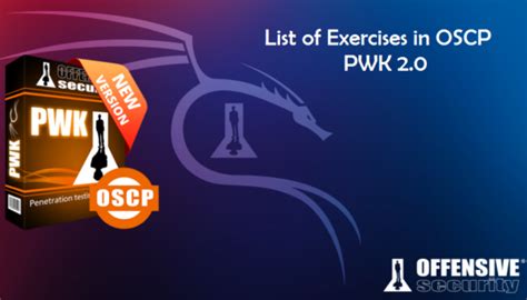 oscp blog series list of exercises and extra miles exercises in oscp