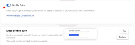 Replacing Double Opt In System Workflow