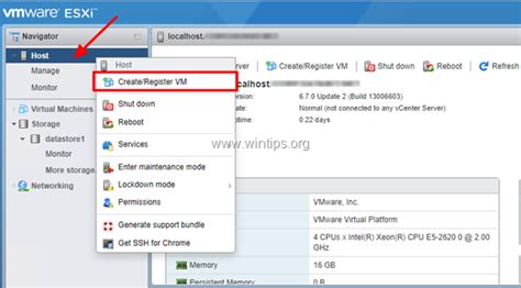How To Create A Virtual Machine On VSphere Hypervisor ESXi 6 7 WinTips Org