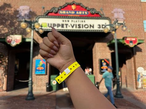 Final Show Wristbands Almost Gone and Extended Queue Set Up for Last Day of MuppetVision 3D and ...