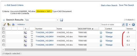 Solved Searching For And Retrieving A Previous Revision Of Ptc