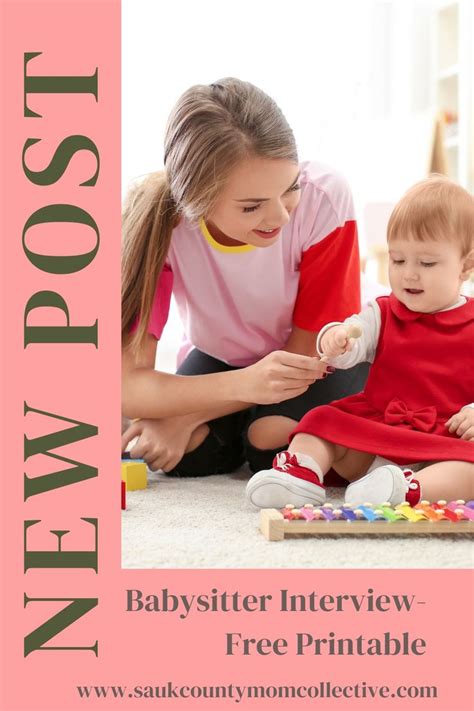 Babysitter Interview Questions Free Printable Babysitter Interview Questions Interview