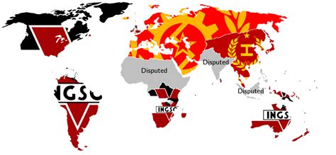 Flag Map Of George Orwells 1984 Fandom
