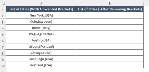 Remove Brackets Effectively In Excel With Methods Excelgraduate