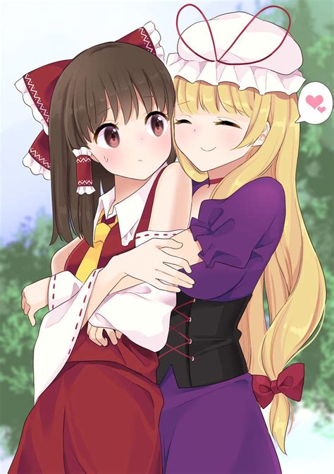 Hug From Yukari Yukari Reimu Rgensokyolife