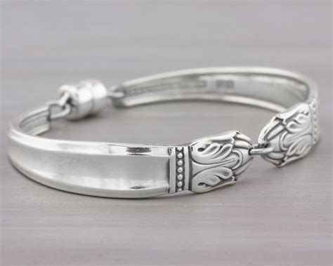 Silverware Jewelry Danish Princess 1938 Spoon Bracelet Mothers Etsy