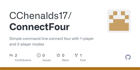 Github Cchenalds17connectfour Simple Command Line Connect Four With 1 Player And 2 Player Modes
