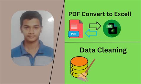 do data cleaning in excel and pdf convert to excel by vedantsavekar