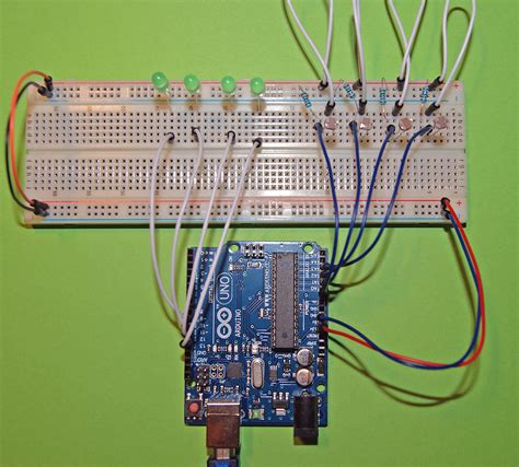 4 Photoresistors Controlling 4 Leds