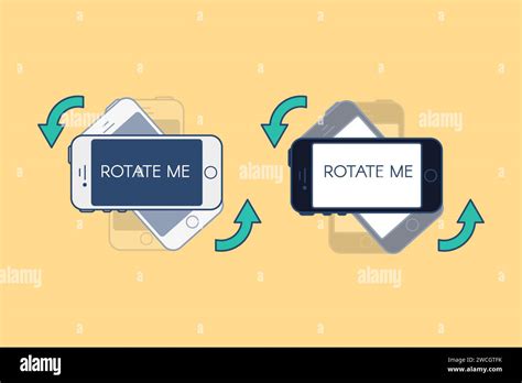 Rotate Your Smartphone Simple Visual Instruction For Using Your Mobile