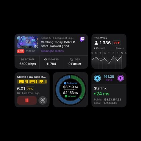 Macos Widgets In 2025 App Interface Design Unique Website Design Ux