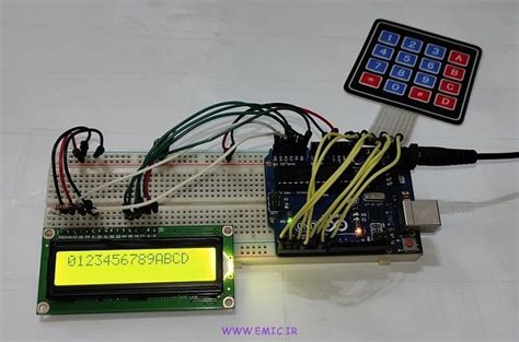 P Arduino Prj 4×4 Keypad With Lcd Emic اِمیک آموزش الکترونیک و میکروکنترلر