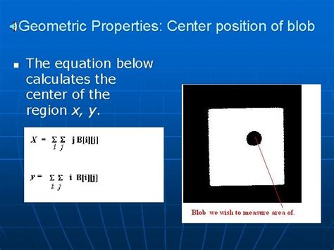 Binary Image Processing Binary Blob Metrics Recall Creating