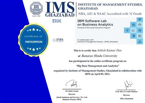 ashish kumar das on linkedin bigdata imsghaziabad ibm dataanalytics businessanalytics