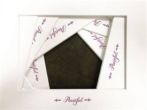 Custom Photo Mats With Text Personalize Your Photos And Frames Typothecary Letterpress