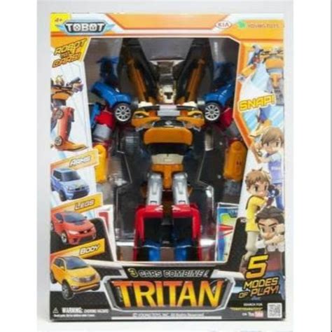 Jual Robot Tobot Tritan 3 In 1 Packing Aman Shopee Indonesia