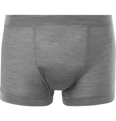 Secondskin Silk Jersey Boxer Briefs Gray Secondskin