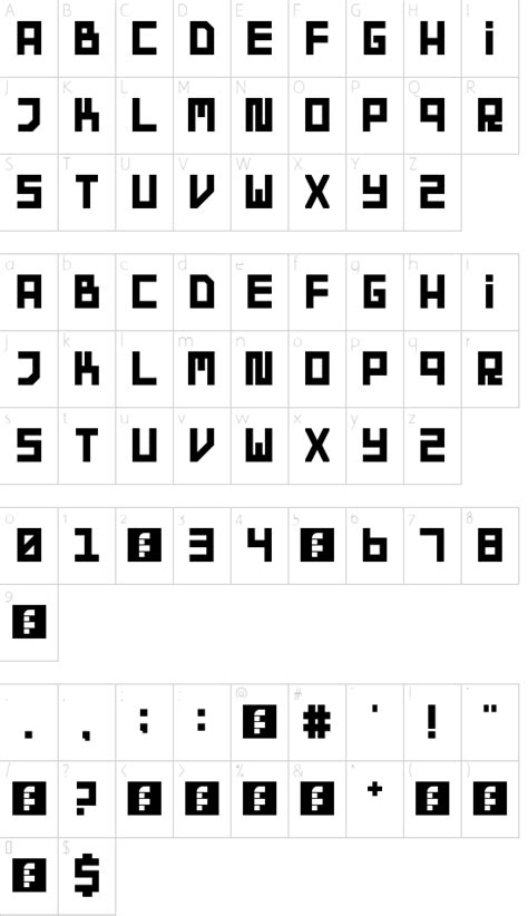 rust regular font details