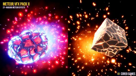 Meteor Vfx Pack 2 In Visual Effects Ue Marketplace