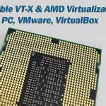 How To Enable Intel VT X AMD Virtualization On PC VMware VirtualBox Tactig