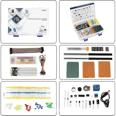 Esp32esp8266 Electronie Components Kit Fun Diy Kit With Power Supply