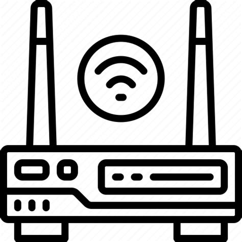 Router Connect Network Internet Wireless Icon Download On Iconfinder