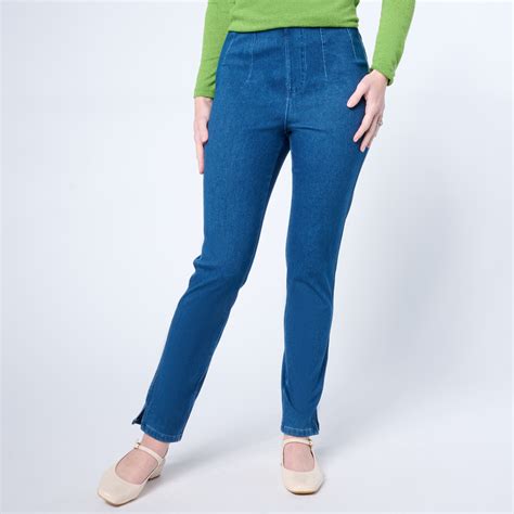 Dg2 By Diane Gilman Super Stretch Knit Denim Skinny Jean Hsn