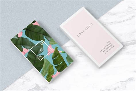 Wild Flower Business Card Template A Business Card Template By Human