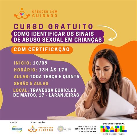 🔍 Curso Gratuito Como Identificar Os Sinais De Abuso Sexual Em