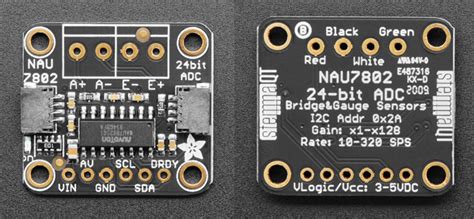 Pinouts Adafruit Nau7802 24 Bit Adc Stemma Qt Qwiic Adafruit