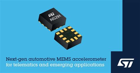 Mems Accelerometer Delivers Five Operating Modes For Automotive