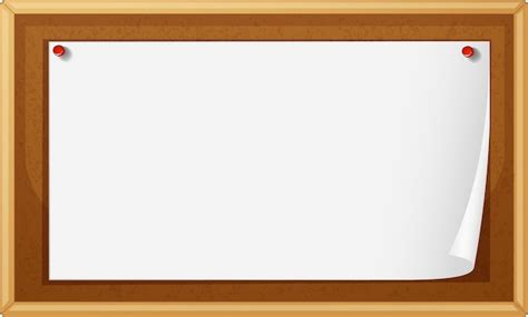종이 로 된 빈 공지판 무료 벡터